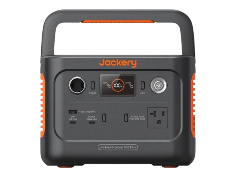 Jackery Explorer 300 Plus Portable Power Station 21-0001-000199 Black - US