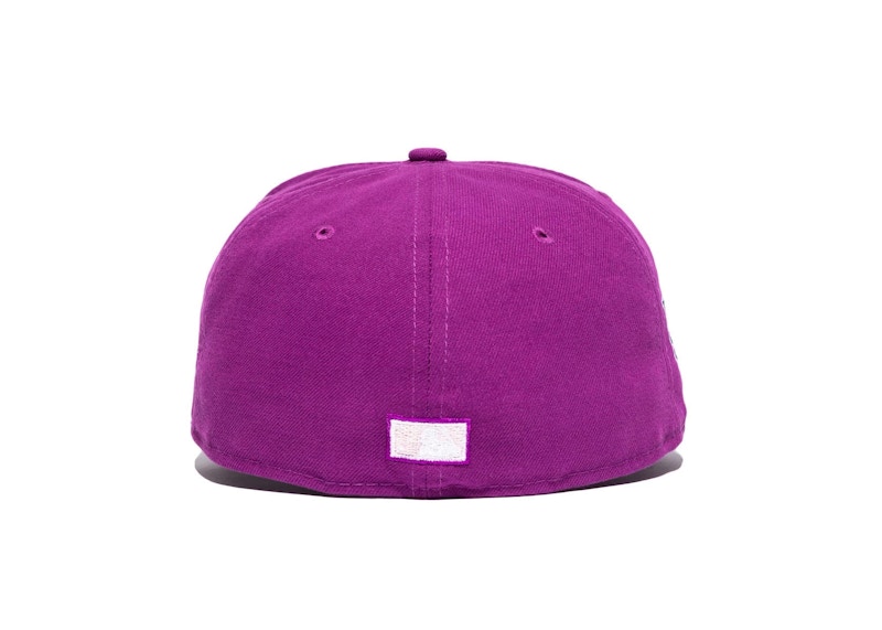 Jae Tips x Hat Club Mets 2000 Subway Series On Field Fitted Hat Purple ...