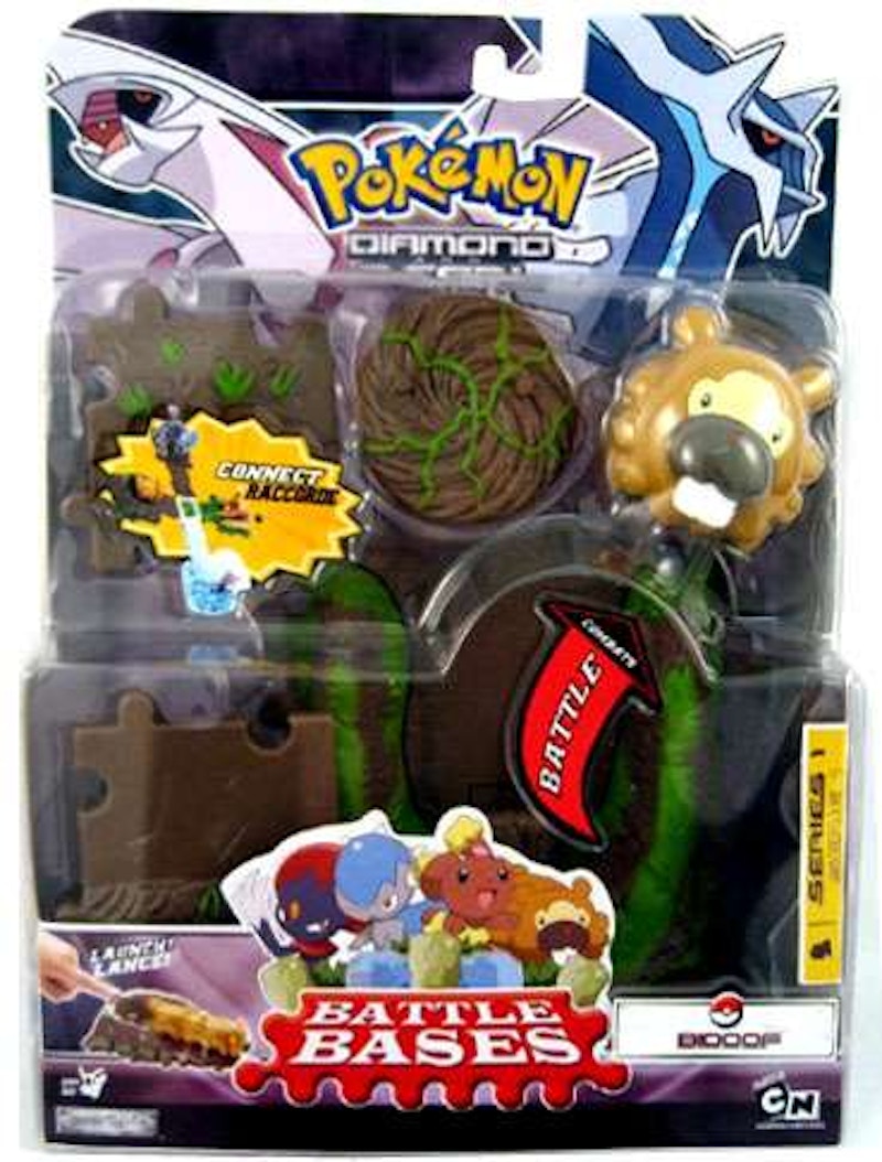 Jakks Pacific Pokemon Battle Bases Series 1 Bidoof Figure - CN