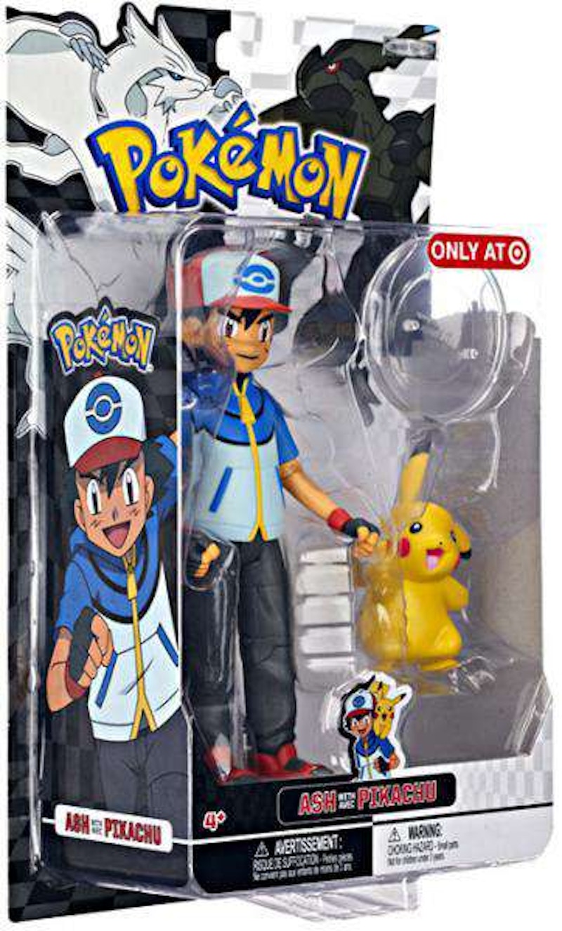 Jakks Pacific Pokemon Trainer Figures Ash with Pikachu Target Exclusive ...