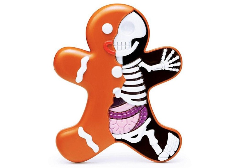 Jason Freeny Mighty Jaxx Dissected Gingerbread Man Figure - GB