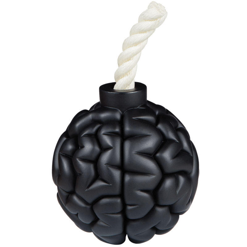 Jason Freeny Smart Bomb Figure Black - US