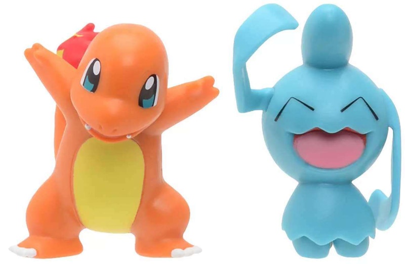 Jazwares Pokemon Battle Figure Wynaut & Charmander Mini Figure (Set of ...