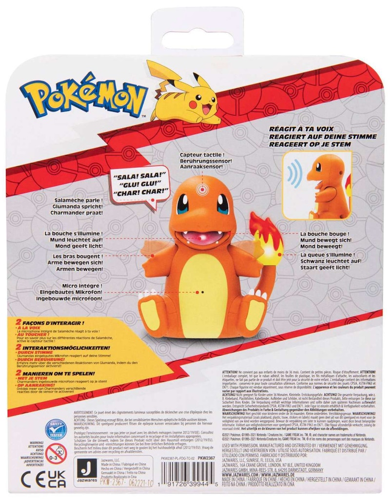 Jazwares Pokemon My Partner Charmander Action Figure - US