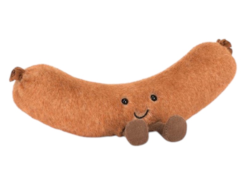 Jellycat Fish & Chip Editions Amusable Sausage Plush - US