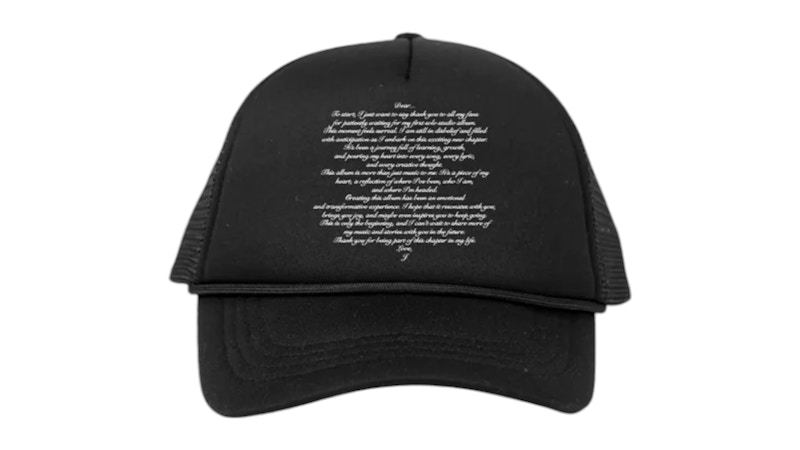 Jennie Thank You Hat Black - SS25 - US