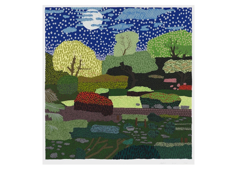 Jonas Wood Japanese Garden Print (Signed, Edition of 40) - US