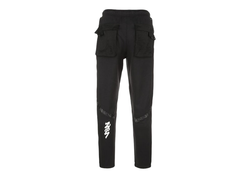 Jordan Dri-FIT Zion Fleece Pants Black/White Men's - US