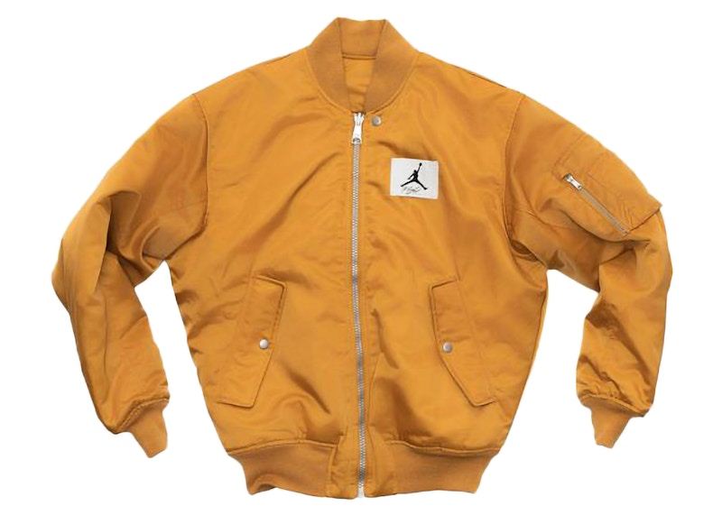 Jordan Essentials Statement Varsity Jacket Orange Men's - FW24 - US