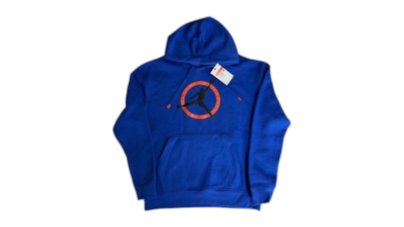 Jordan Flight MVP Graphic Fleece Pullover Hoodie Blue Men's - US