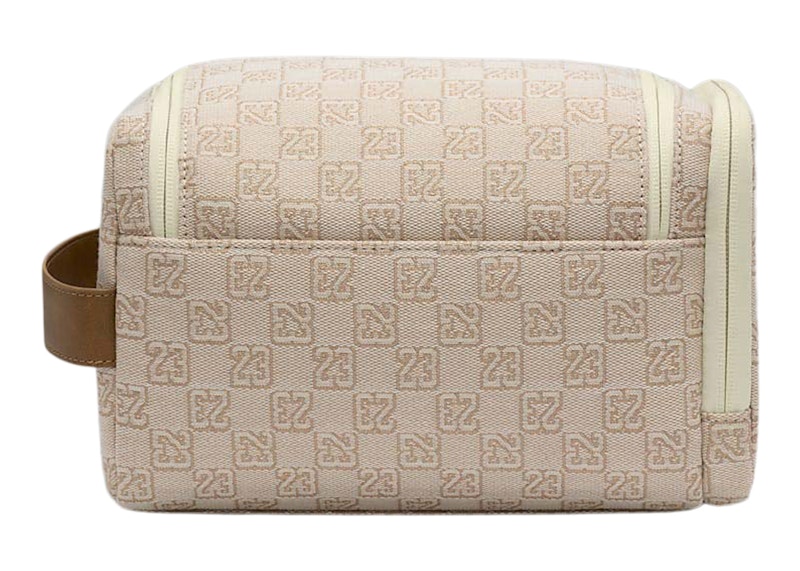 Jordan Monogram Dopp Kit (5.9L) Coconut Milk in Polyester with Beige ...