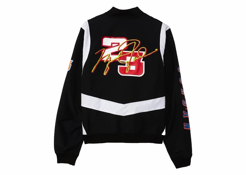 Jordan Sport DNA Knit Bomber Jacket Black/Lime/White Men's - SS24 - US