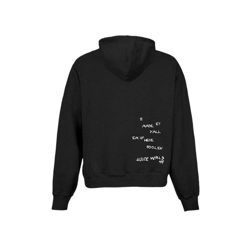 Juice Wrld In Loving Memory Hoodie Black Men's - SS20 - US