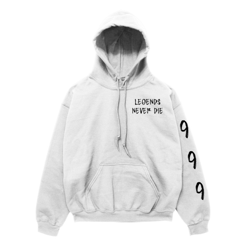 Juice Wrld Moonlight Hoodie White Men's - SS20 - US