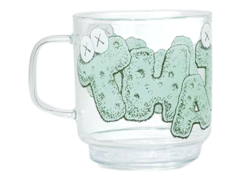 KAWS Holiday Thailand Glass Mug - GB