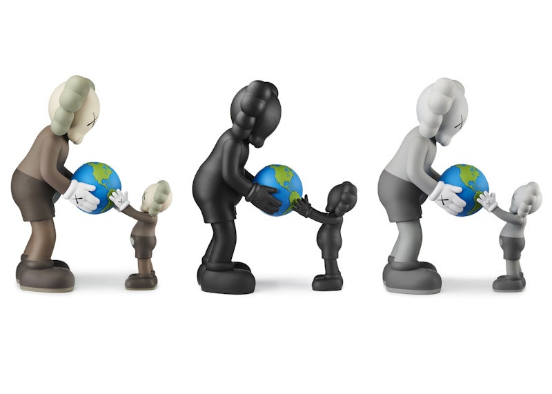 KAWS THE PROMISE Vinyl Figure Set Brown/Black/Grey - US