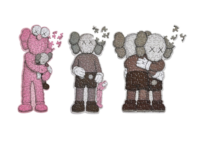 KAWS Take, Share, Together Small Jigsaw Puzzle Set (100 Pieces Each) - US