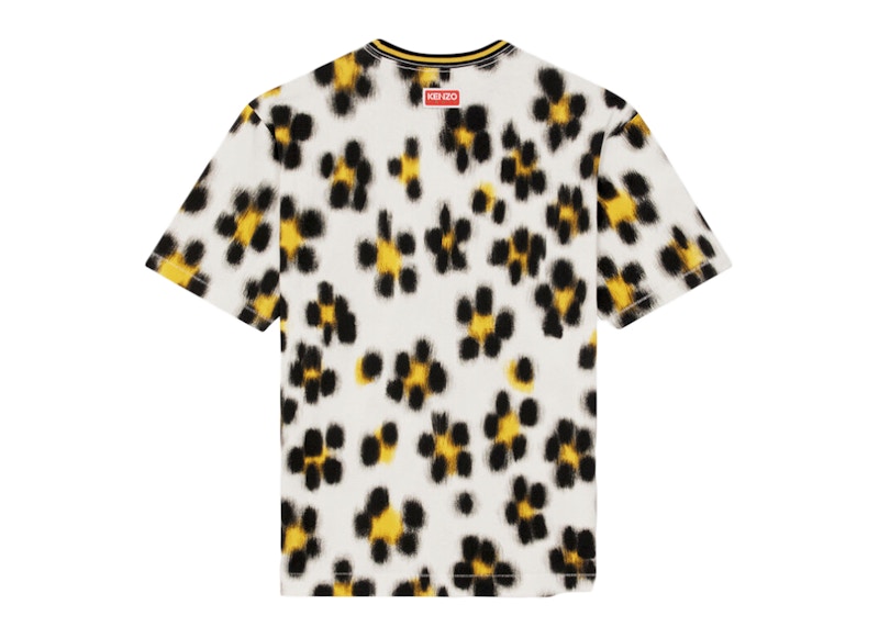 KENZO Hana Leopard T-Shirt Off White Men's - SS23 - US
