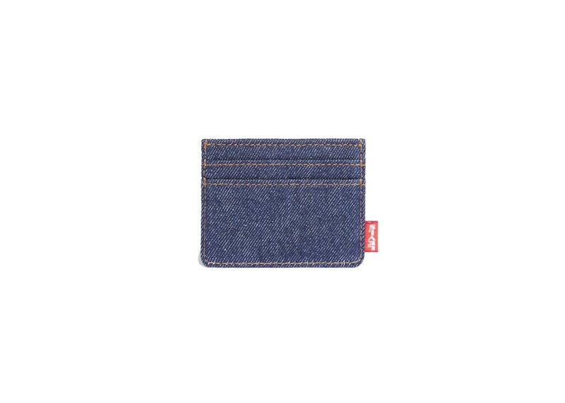 KENZO x LEVI'S Denim Card Holder Rinse Blue Denim Men's - FW23 - US