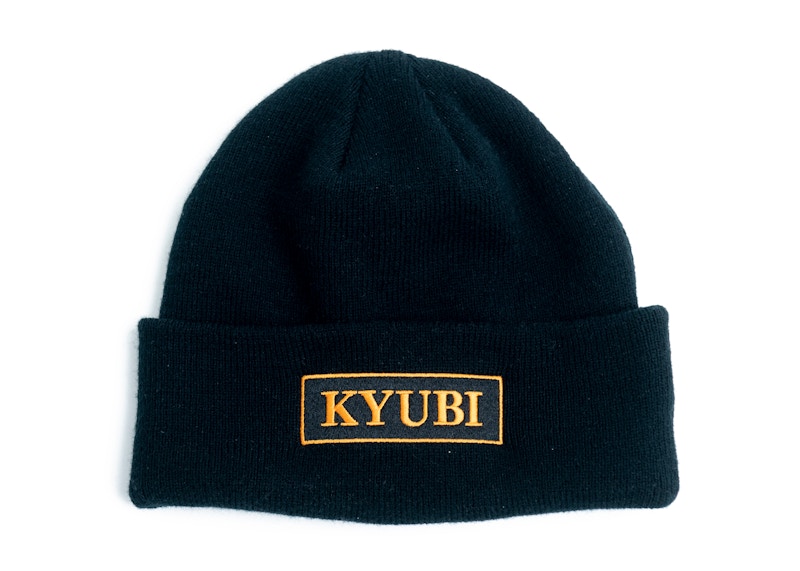 KYUBI Box Logo Patch Beanie Black - FW22 - US