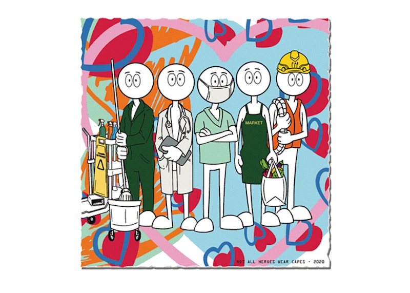 Kai Not All Heroes Wear Capes Print (Signed, Edition of 643) - US