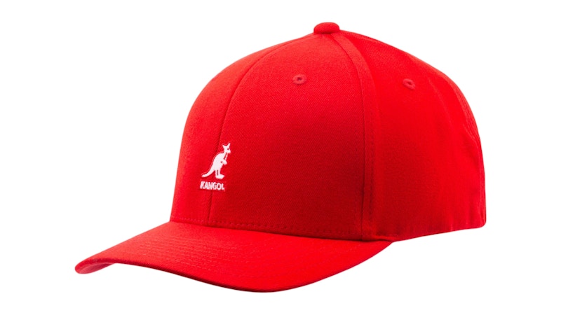Kangol Wool Flexfit Baseball Cap Red Men's - US