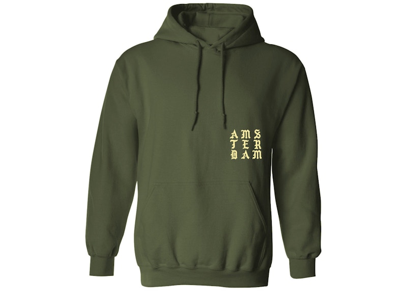 Kanye West Amsterdam Pablo Pop-Up True And Legendary Hoodie Military ...