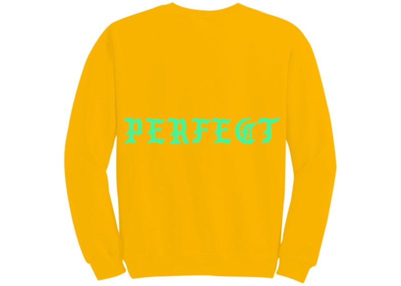 Kanye West Philadelphia Pablo Pop-Up Perfect Crewneck Gold Men's - US