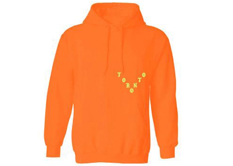 Kanye West Toronto Pablo Pop-Up True And Legendary Hoodie Safety Orange ...