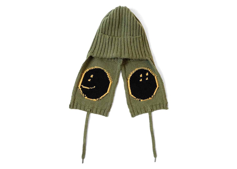 Kapital 5G Wool Profile Rainbowy Gale Short Cap Green Men's - FW23 - US