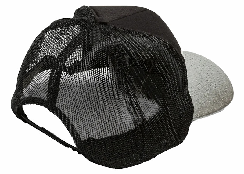 Kapital Kountry Pearl Clutcher Silver Brim Trucker Cap Black Men's ...