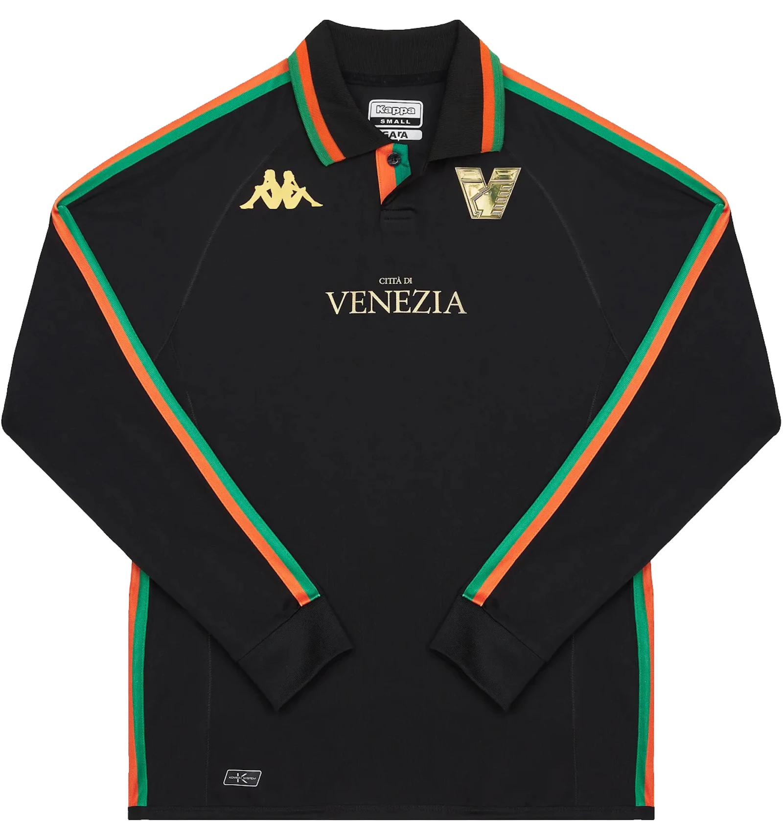 Kappa Venezia FC Home 22 23 LS Shirt Black SS22 IT kappa-venezia-fc-home-22-23-ls-shirt-black-ss22-it