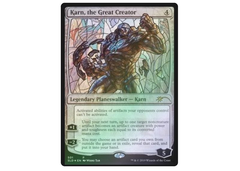 Karn, the Great Creator (Stained Glass) (Foil) Magic: The Gathering TCG ...