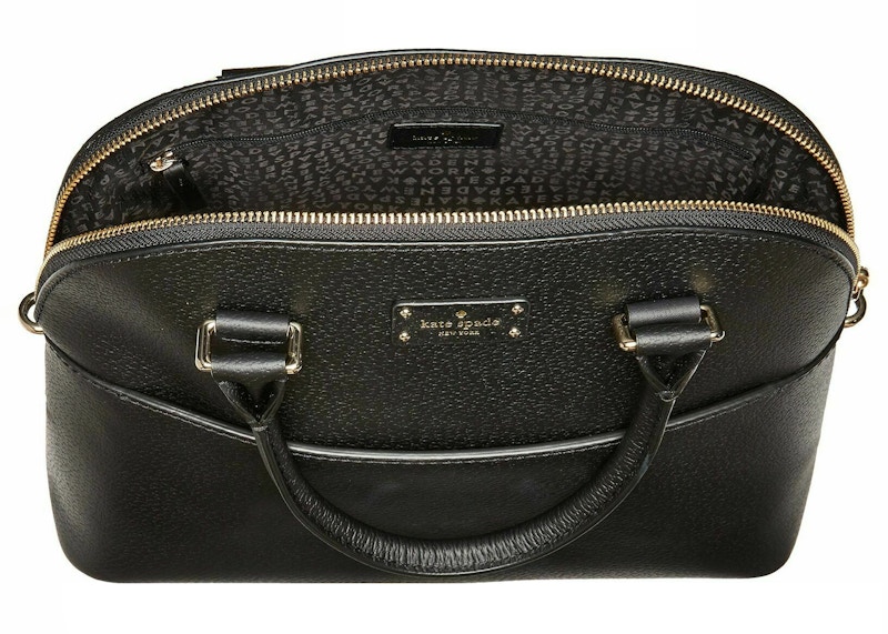 Kate Spade Carli Grove Street Crossbody Bag Black in Leather with Gold ...