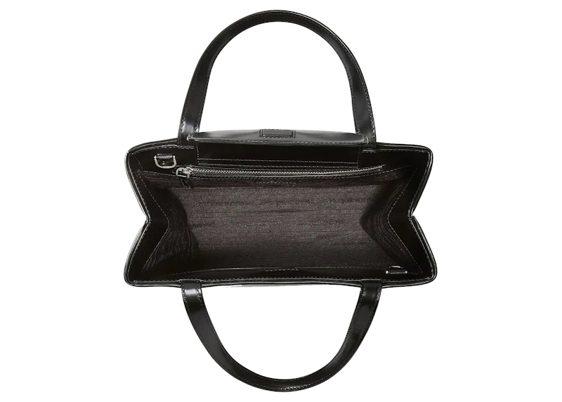 Kate Spade Sam Icon Leather Tote Bag Small Black in Spazzolato Leather ...