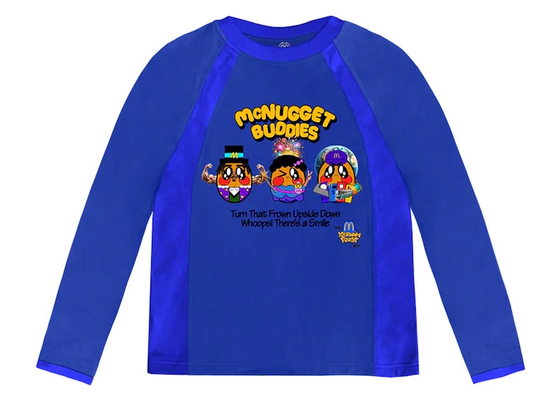 Kerwin Frost x McDonald's Mcnugget Buddies Paneled L/S Tee Blue - FW23 - CN