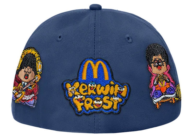 Kerwin Frost x McDonald's Uptown Moe Logo Fitted Cap Navy - FW23 - US