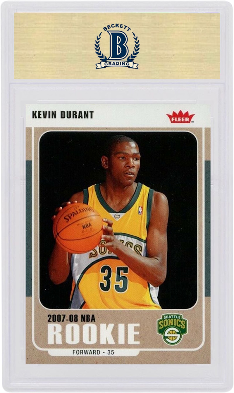 Kevin Durant 2007 Fleer Rookie #212 (PSA or BGS Graded) - 2007 - US