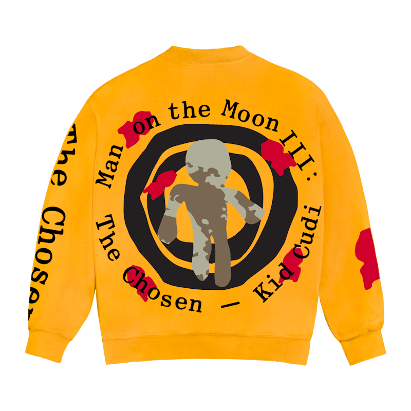 Kid Cudi CPFM For MOTM III Beautiful Trip Crewneck Yellow Men's - FW20 - US