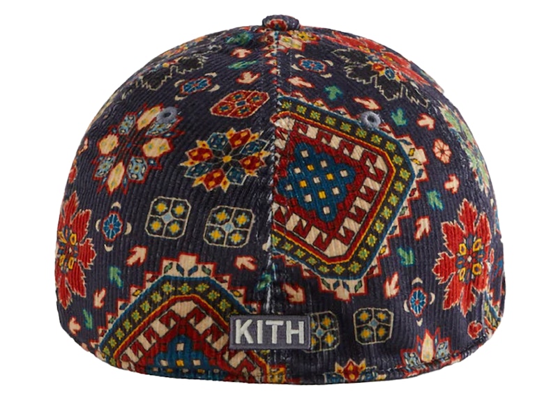 Kith 47 The New York Yankees Franchise Printed Corduroy Cap Ink Men's - FW23 - US