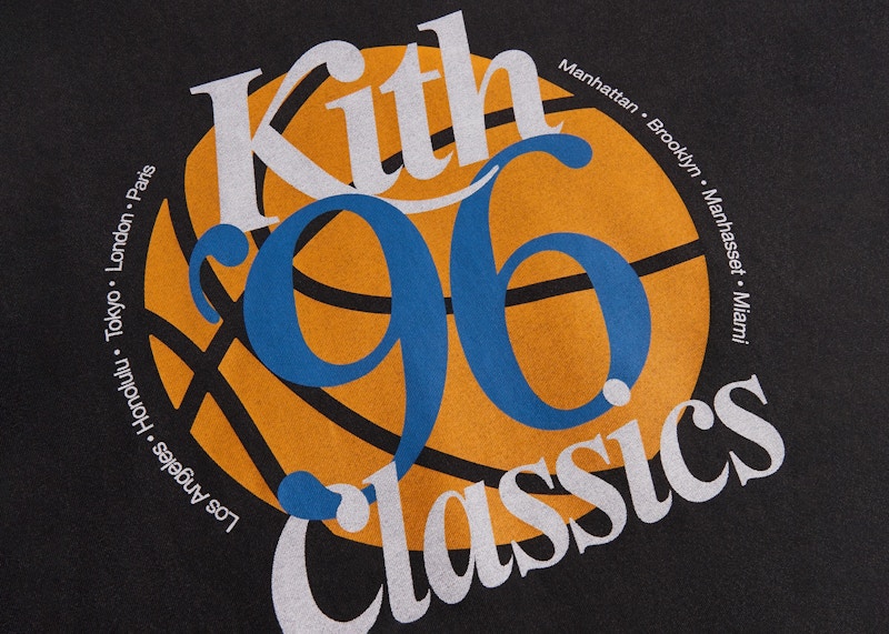 Kith 96 Classics Vintage Tee Black Men's - SS22 - US