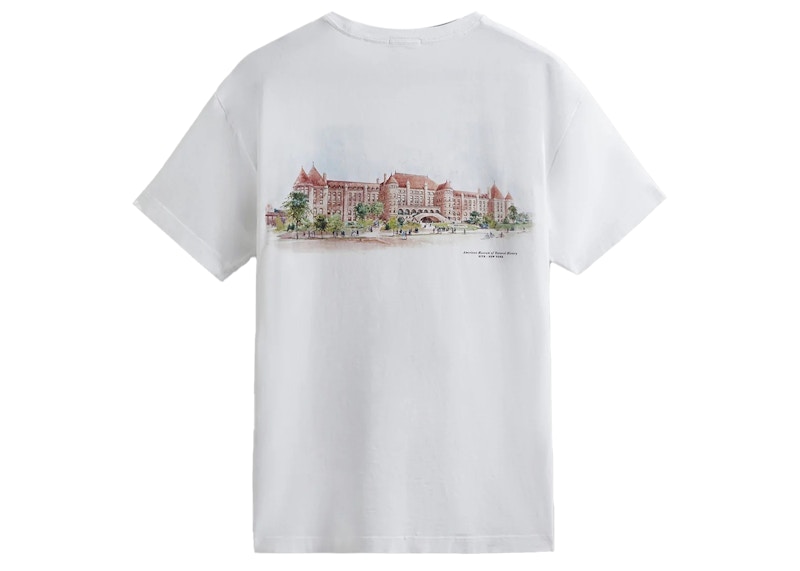 Kith AMNH Entrance Vintage Tee White Men's - FW22 - US