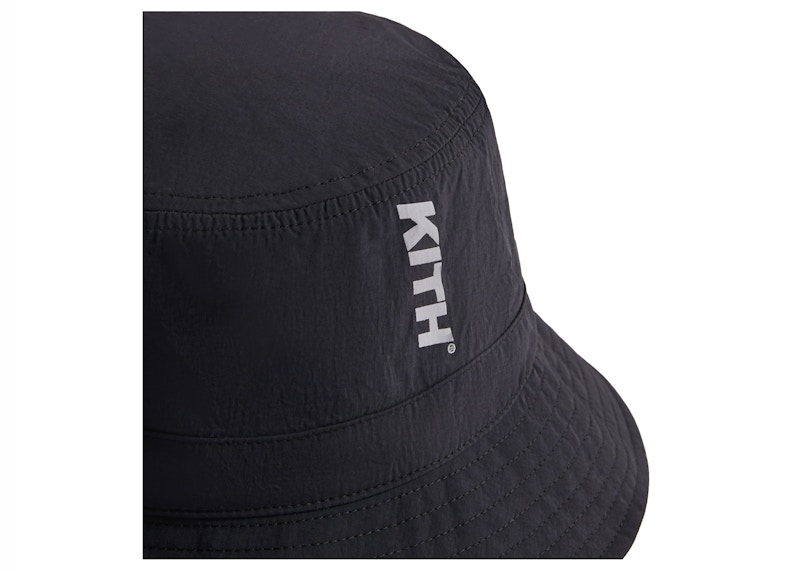 Kith Bagwell Nylon Utility Bucket Hat Black Men's - SS24 - US