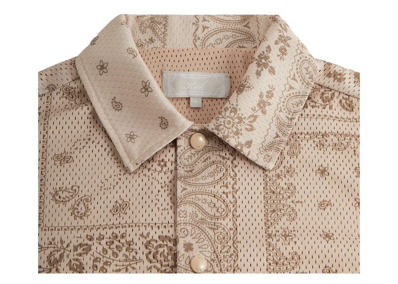 Kith Bandana Mesh Woodpoint Shirt Canvas Men's - SS24 - US