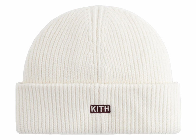 Kith Bergdorf Goodman Mia Chunky Knit Beanie Sandrift - 2023-12-01 - US