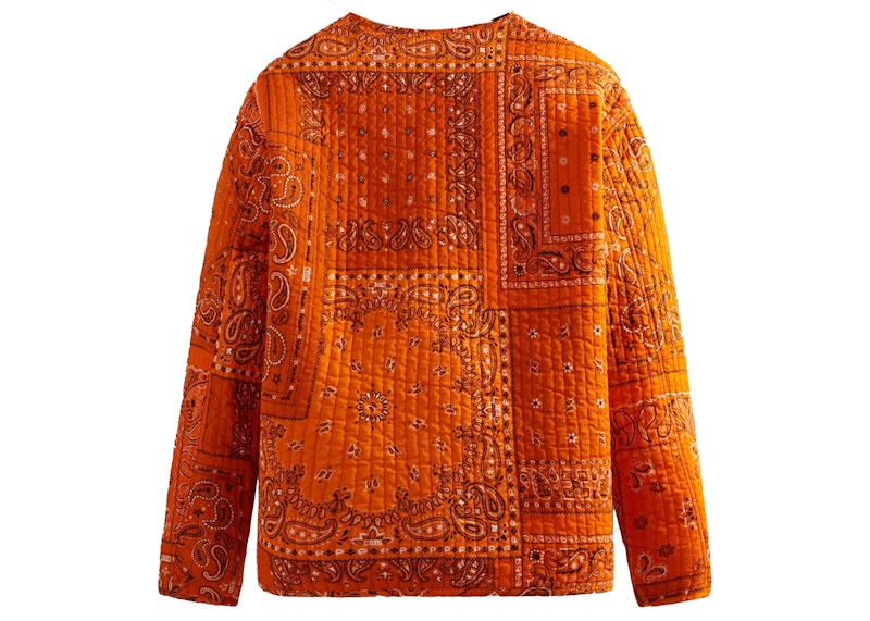 Kith Bradford Quilted Jacket Inferno Men's - FW22 - US