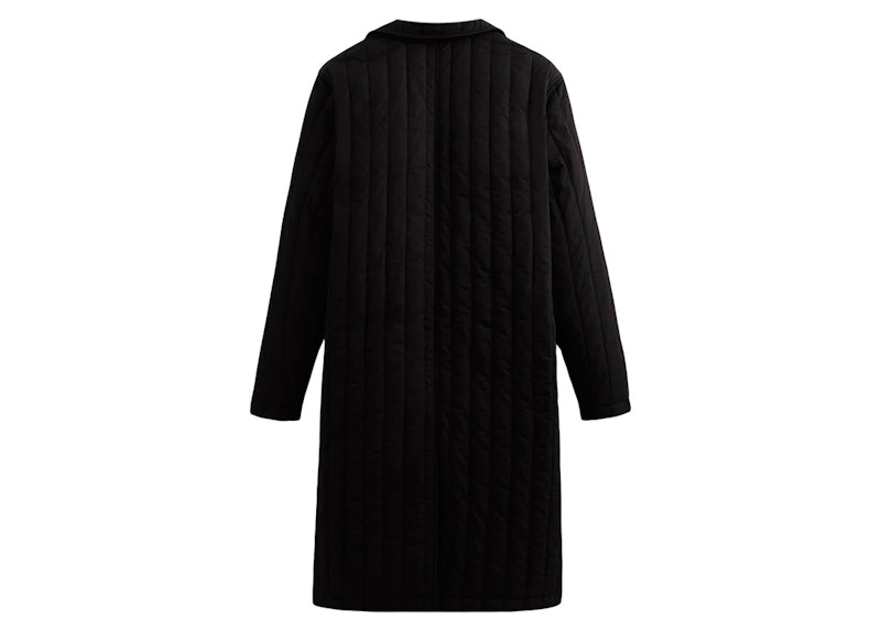 Kith Bryant Quilted Overcoat Black Men's - FW22 - US
