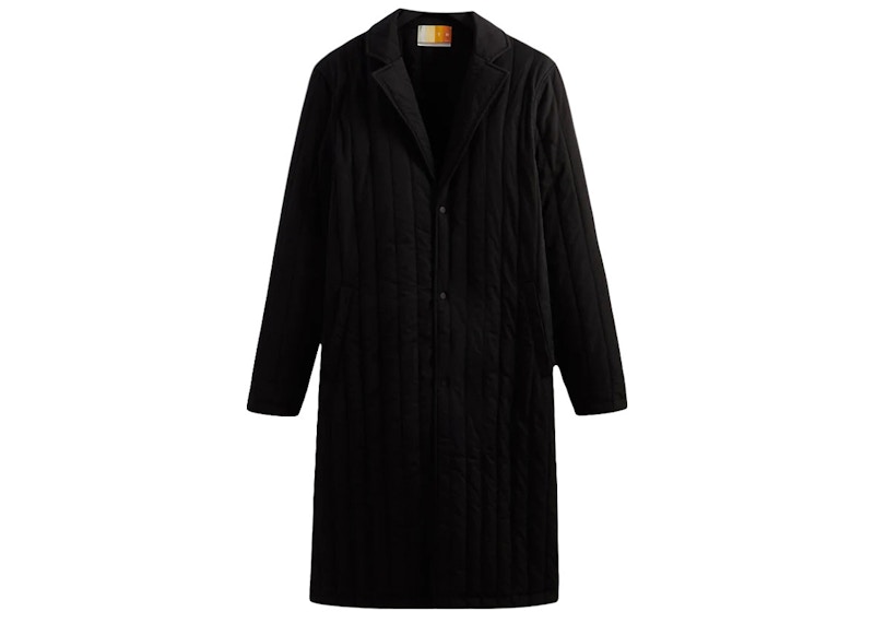 Kith Bryant Quilted Overcoat Black Men's - FW22 - US