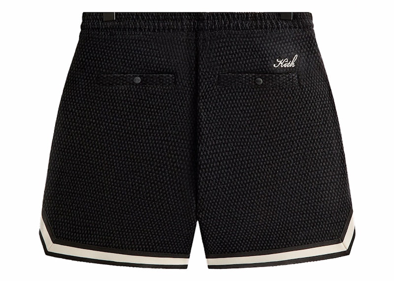 Kith Chenille Tweed Curtis Short Black Men's - FW24 - US