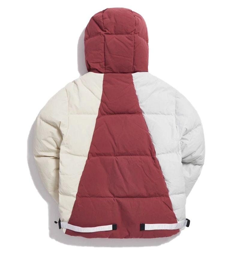 Kith Color Blocked Puffer Jacket Brick Men's - FW19 - US